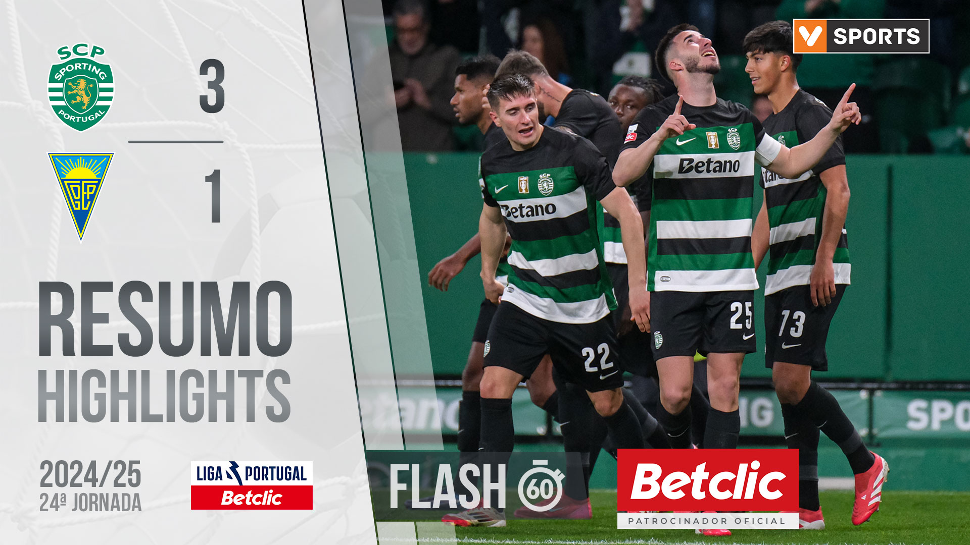 Liga Portugal - Liga Portugal Betclic (24ªJ): Resumo Sporting CP 3-1 ...